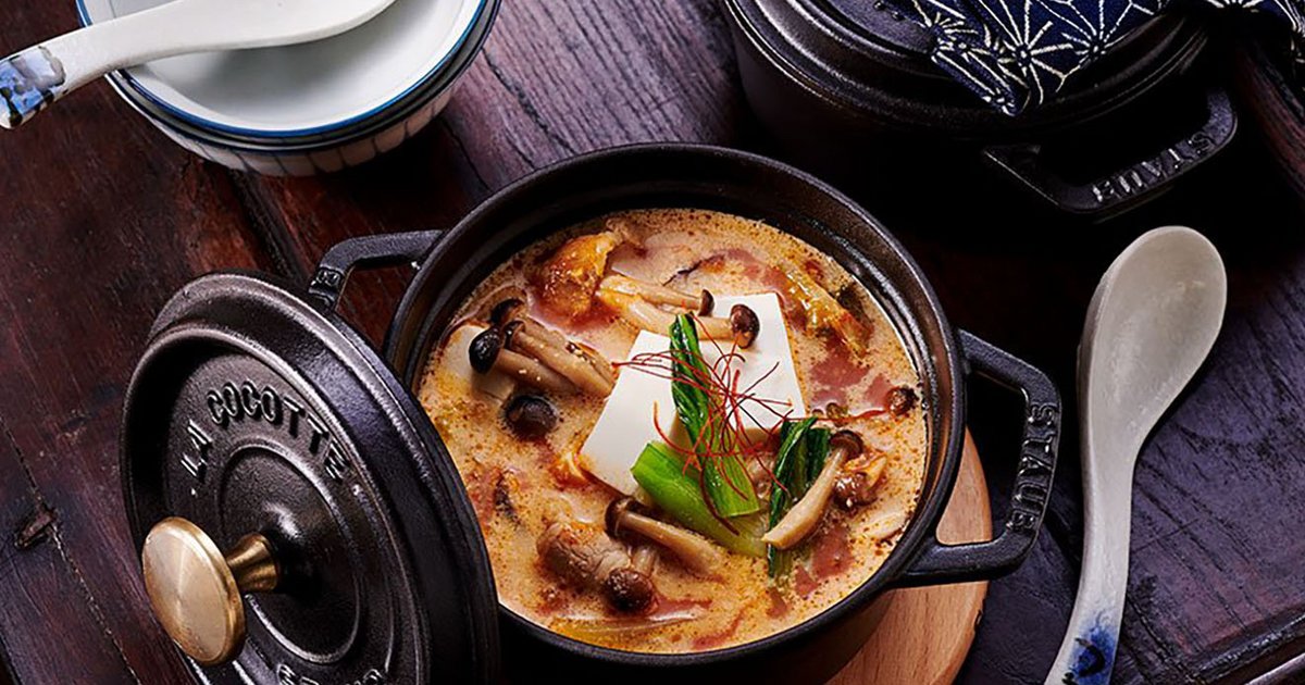 Kimchi stew with soy milk | Kikkoman