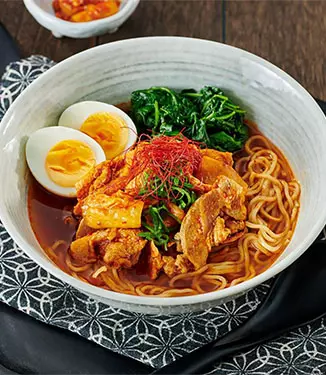 Spicy Kimchi Ramen with Pork | Kikkoman