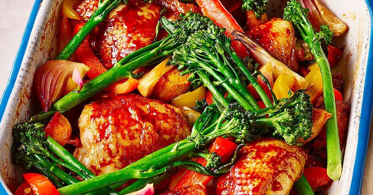 Teriyaki chicken traybake | Recipe | Kikkoman