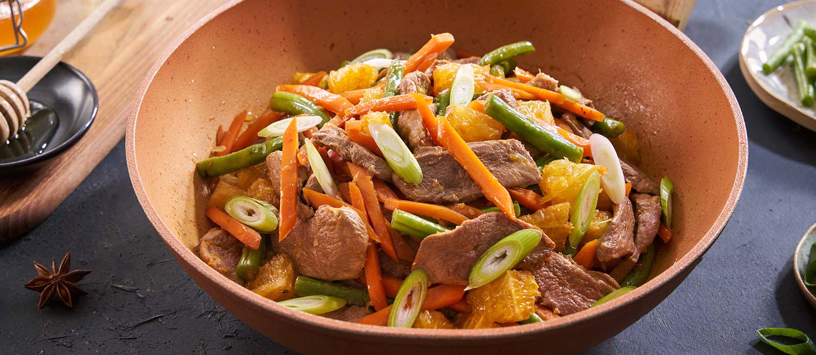 Duck stir-fry with orange and ginger | Recipe | Kikkoman