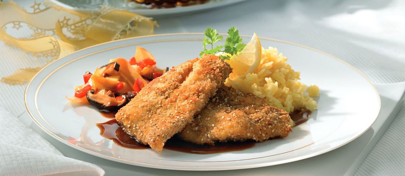 Sesame-Crusted Redfish | Kikkoman